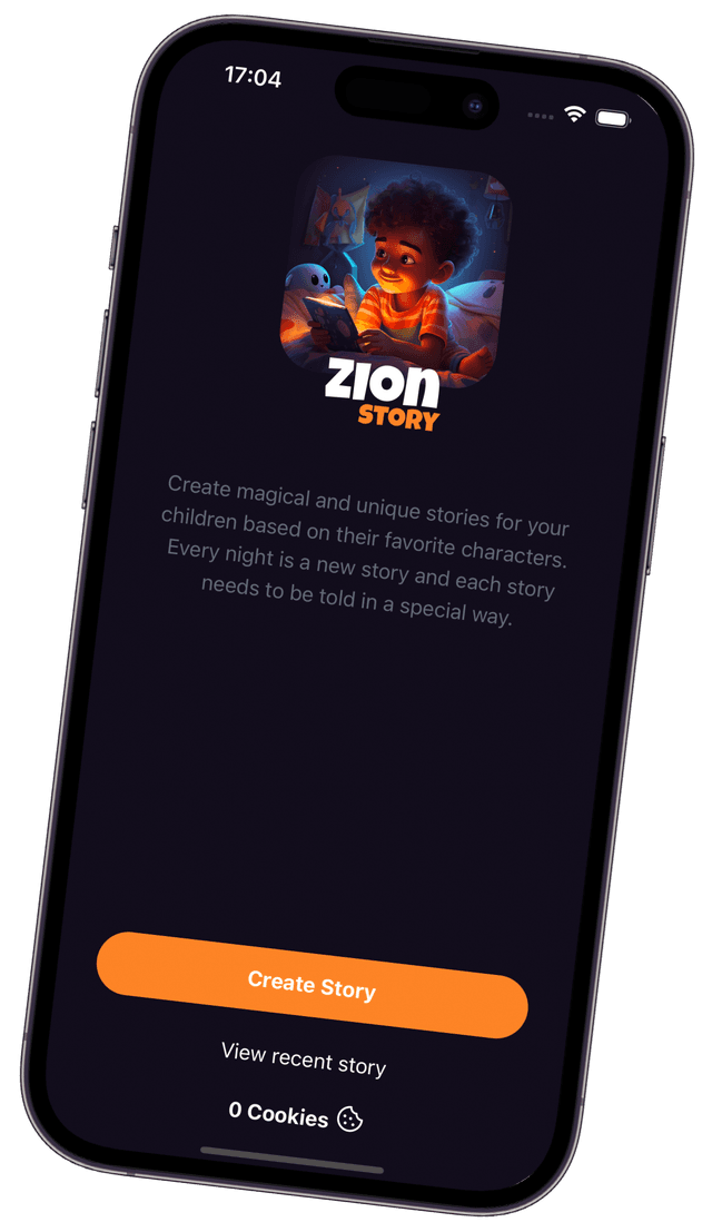 Zion Story - Crie Histórias Mágicas para Crianças
